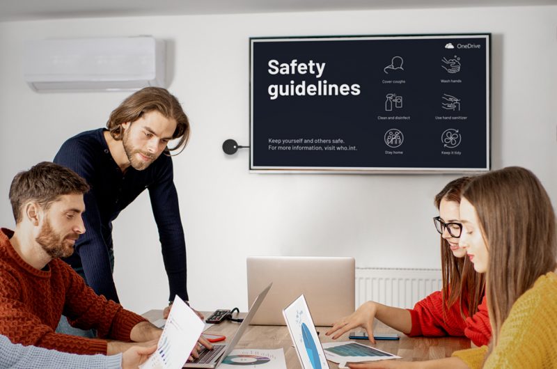 How digital signage can promote safety and awareness
