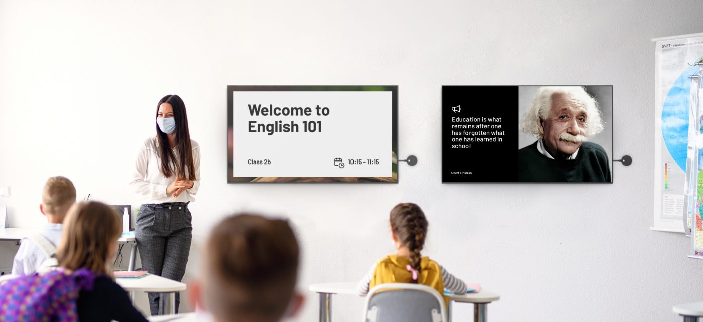 How to use digital signage to improve safety within schools