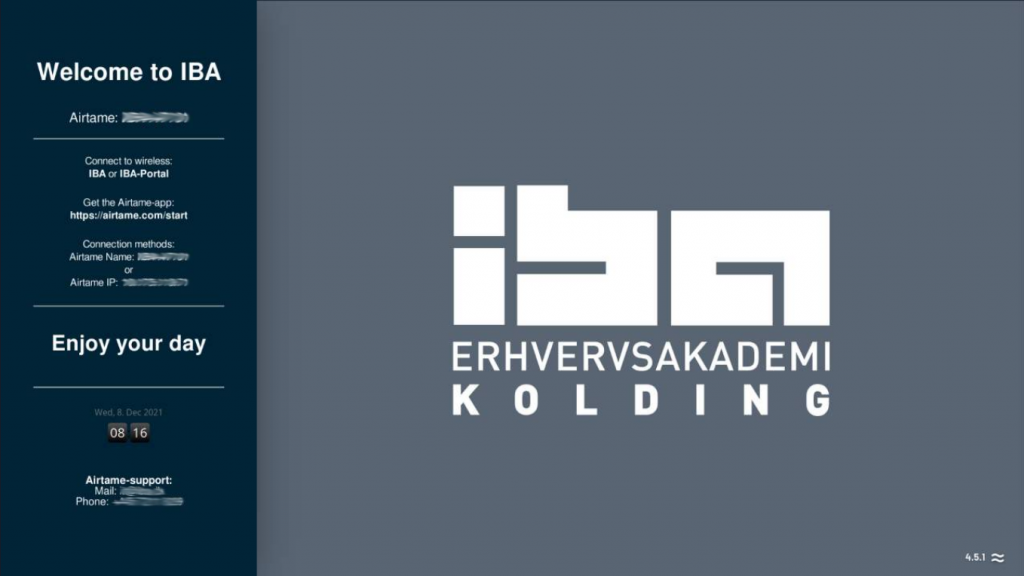 IBA Kolding Makes Every Space a Classroom with Airtame